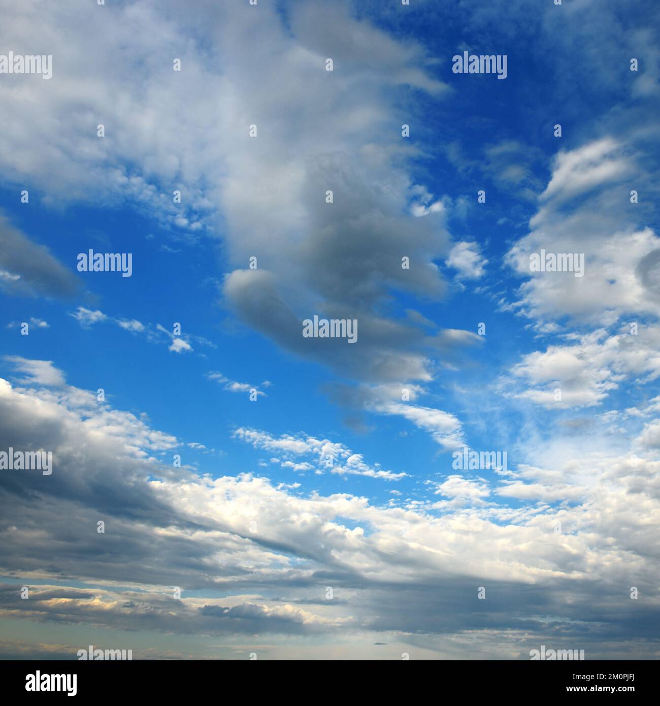 clouds in the blue sky Stock Photo - Alamy