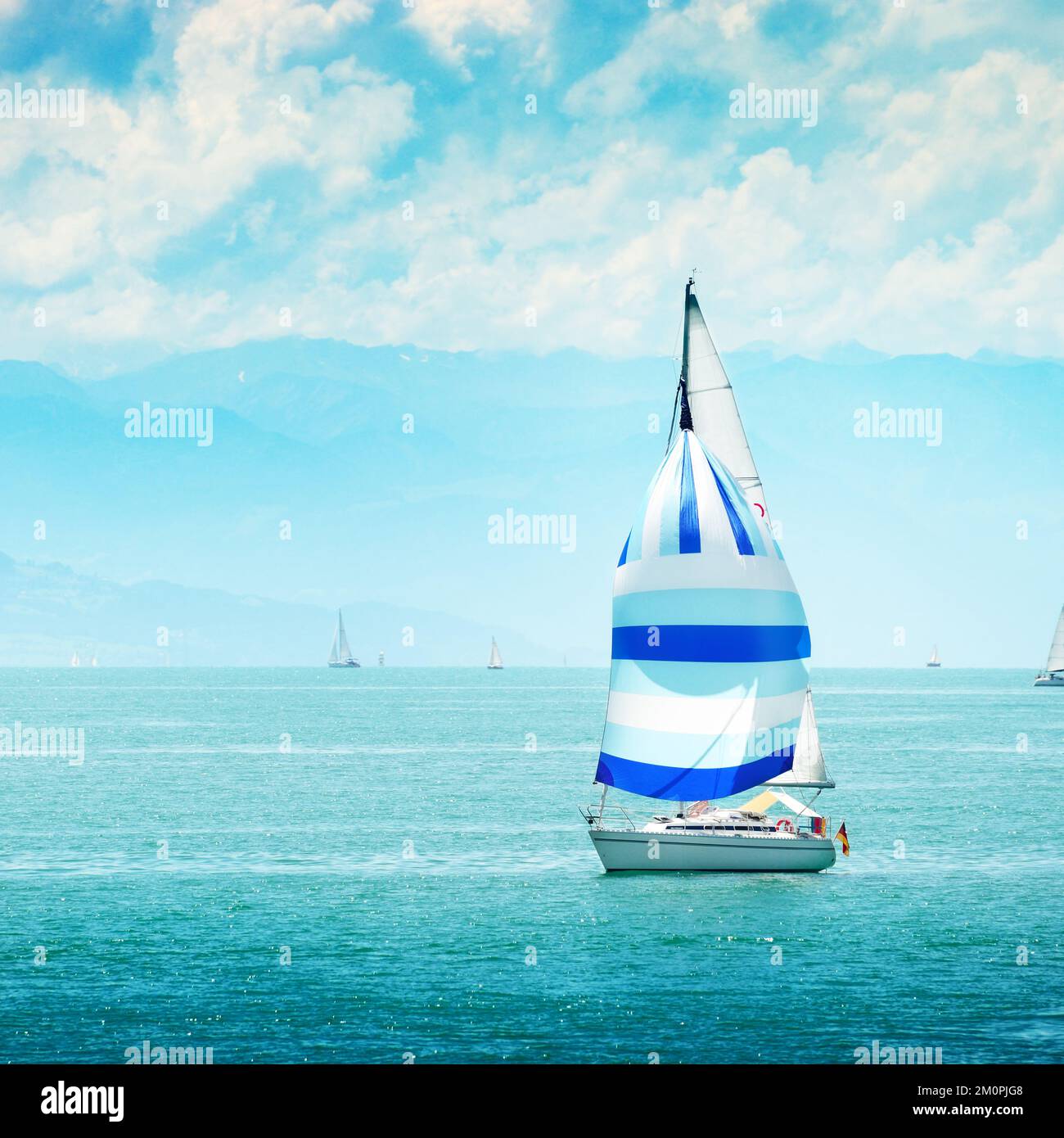 Yacht at sea hi-res stock photography and images - Alamy