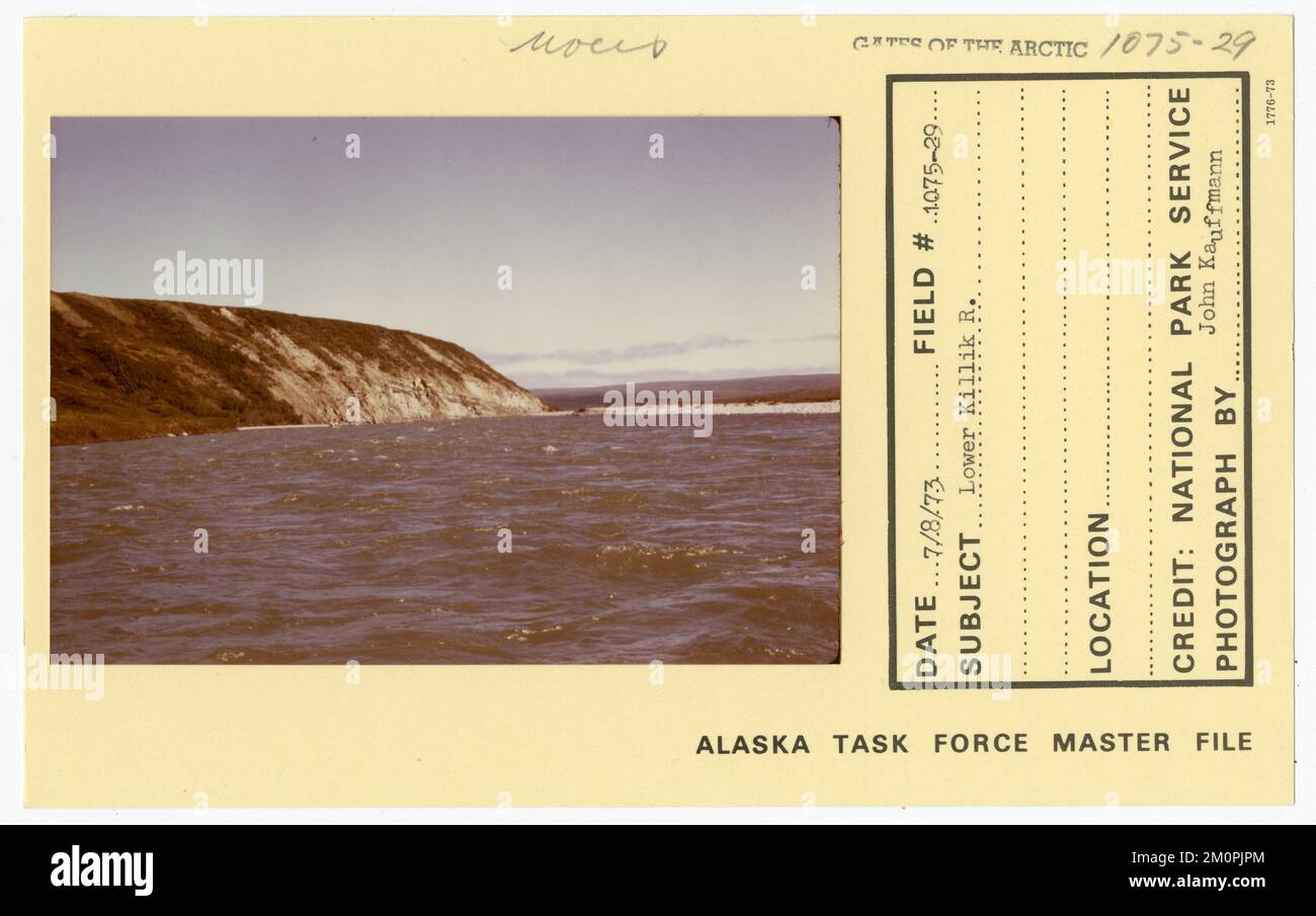 Lower Killik River. Alaska Task Force Photographs Stock Photo - Alamy