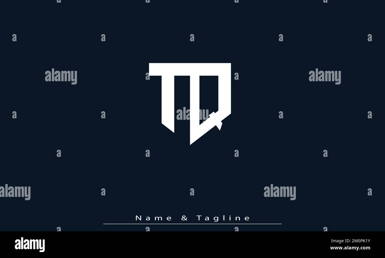 Alphabet letters Initials Monogram logo TQ , QT Stock Vector Image ...