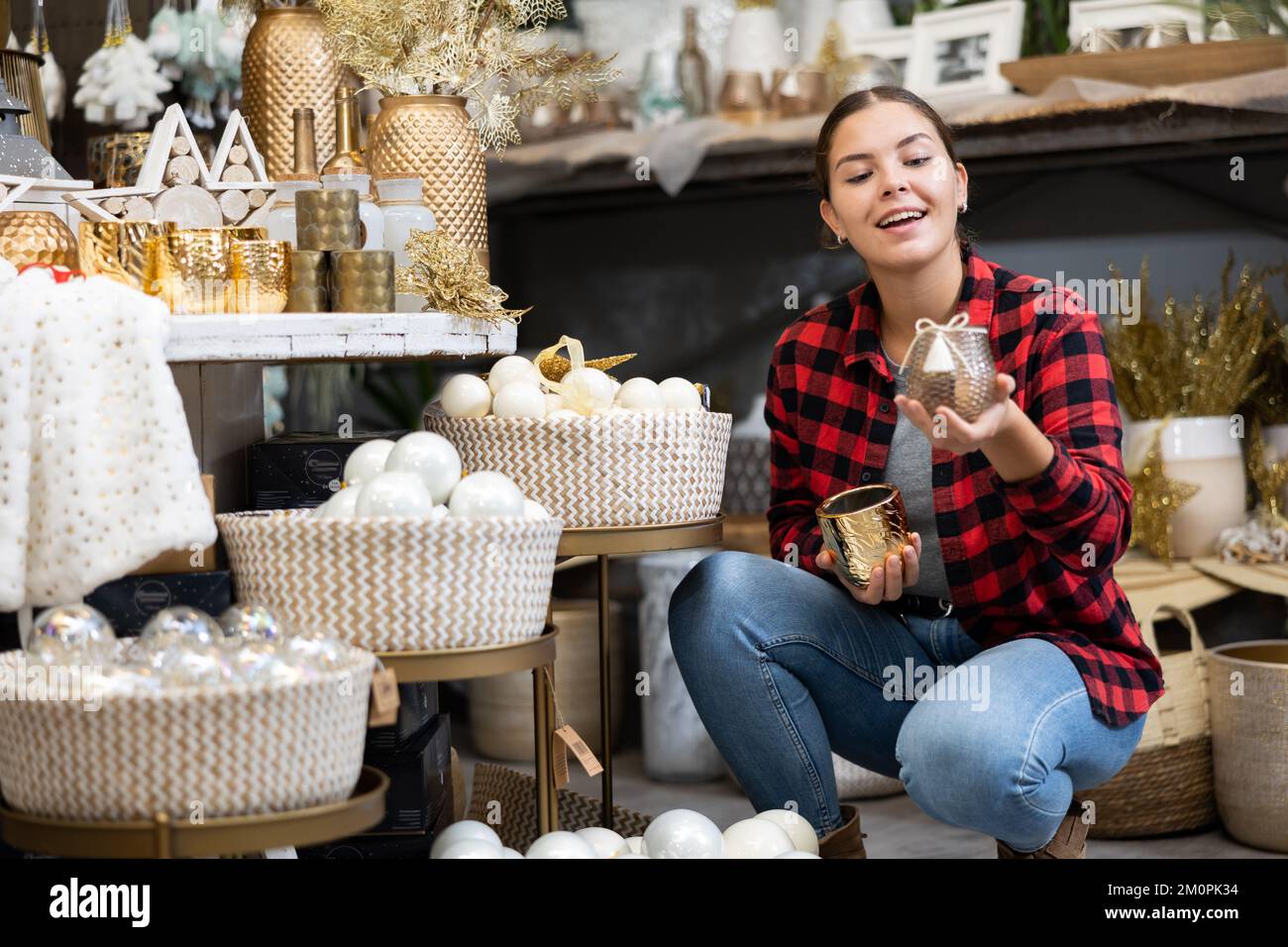 Choosing a present hi-res stock photography and images - Alamy