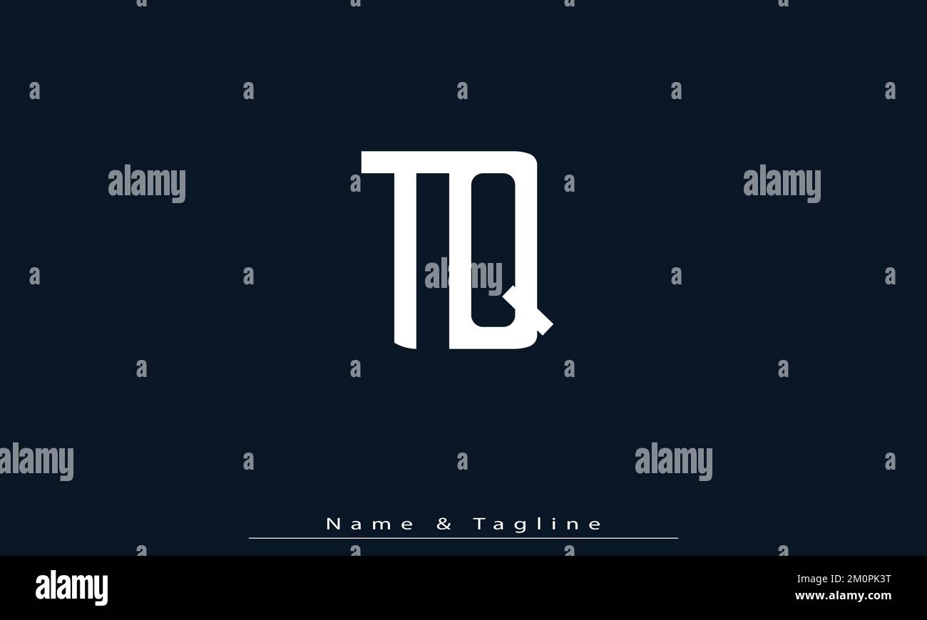 Alphabet letters Initials Monogram logo TQ , QT Stock Vector Image & Art - Alamy