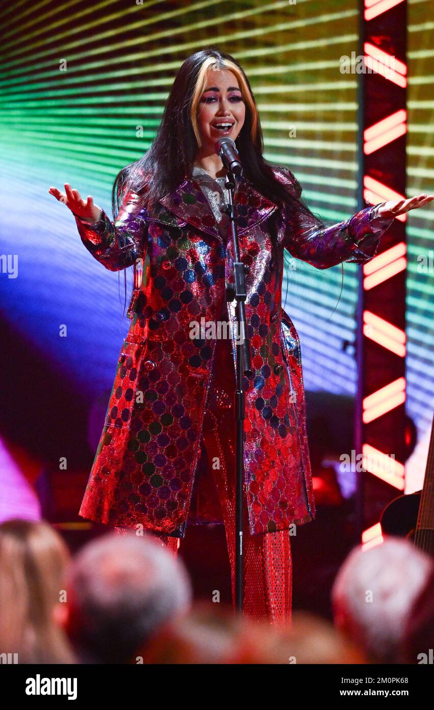 Leipzig, Germany. 07th Dec, 2022. Danish singer-songwriter Aura Dione ...