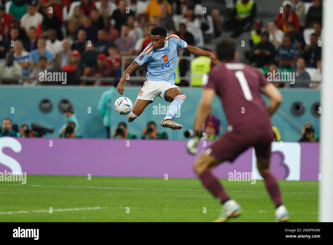 Doha, Qatar. 6th Dec, 2022. Alejandro Balde (ESP) Football/Soccer ...