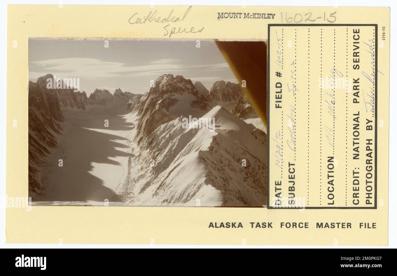 Cathedral Spires. Alaska Task Force Photographs Stock Photo - Alamy