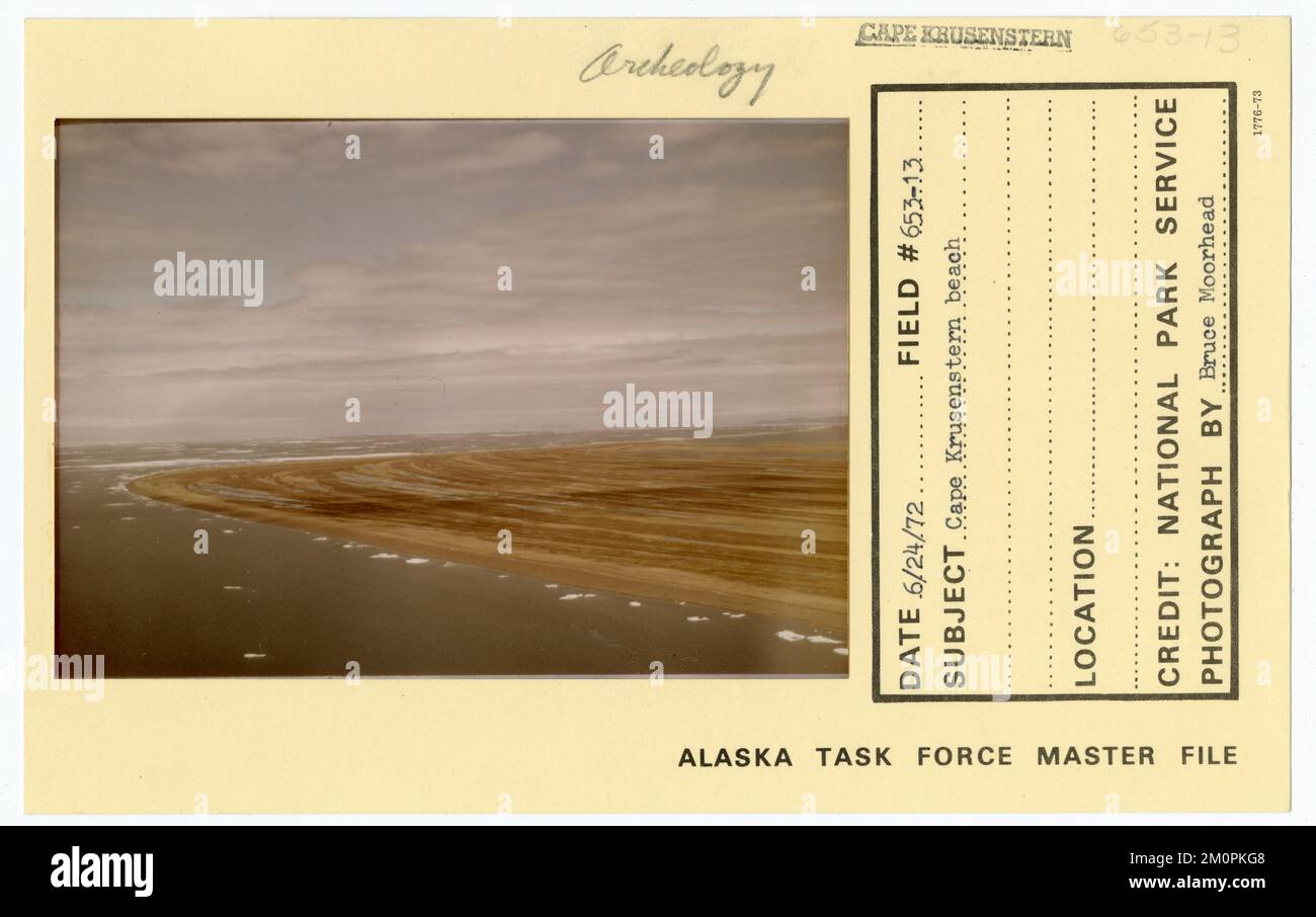 Cape Krusenstern beach. Alaska Task Force Photographs Stock Photo - Alamy