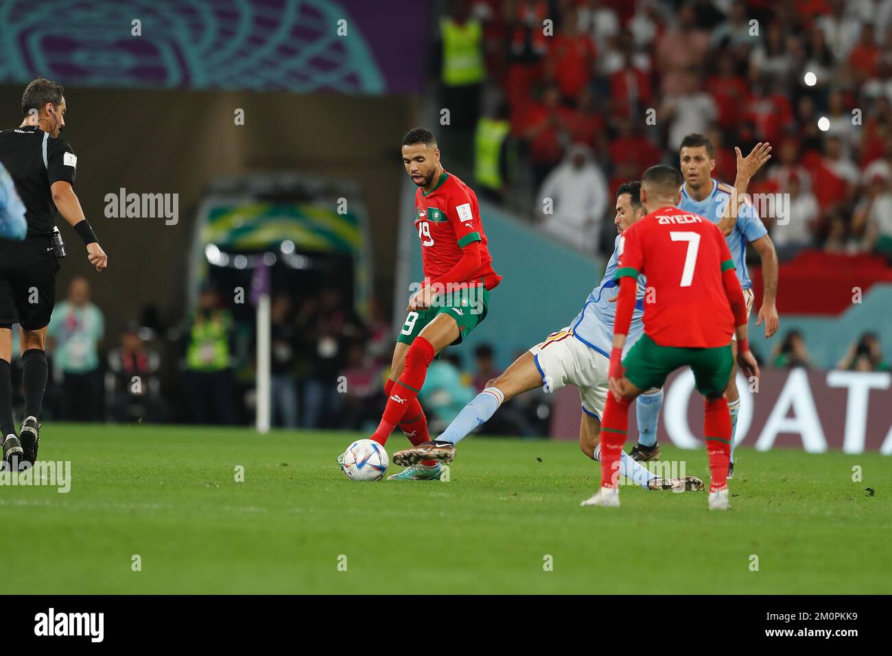 Doha, Qatar. 6th Dec, 2022. Youssef En-Nesyri (MAR) Football/Soccer ...