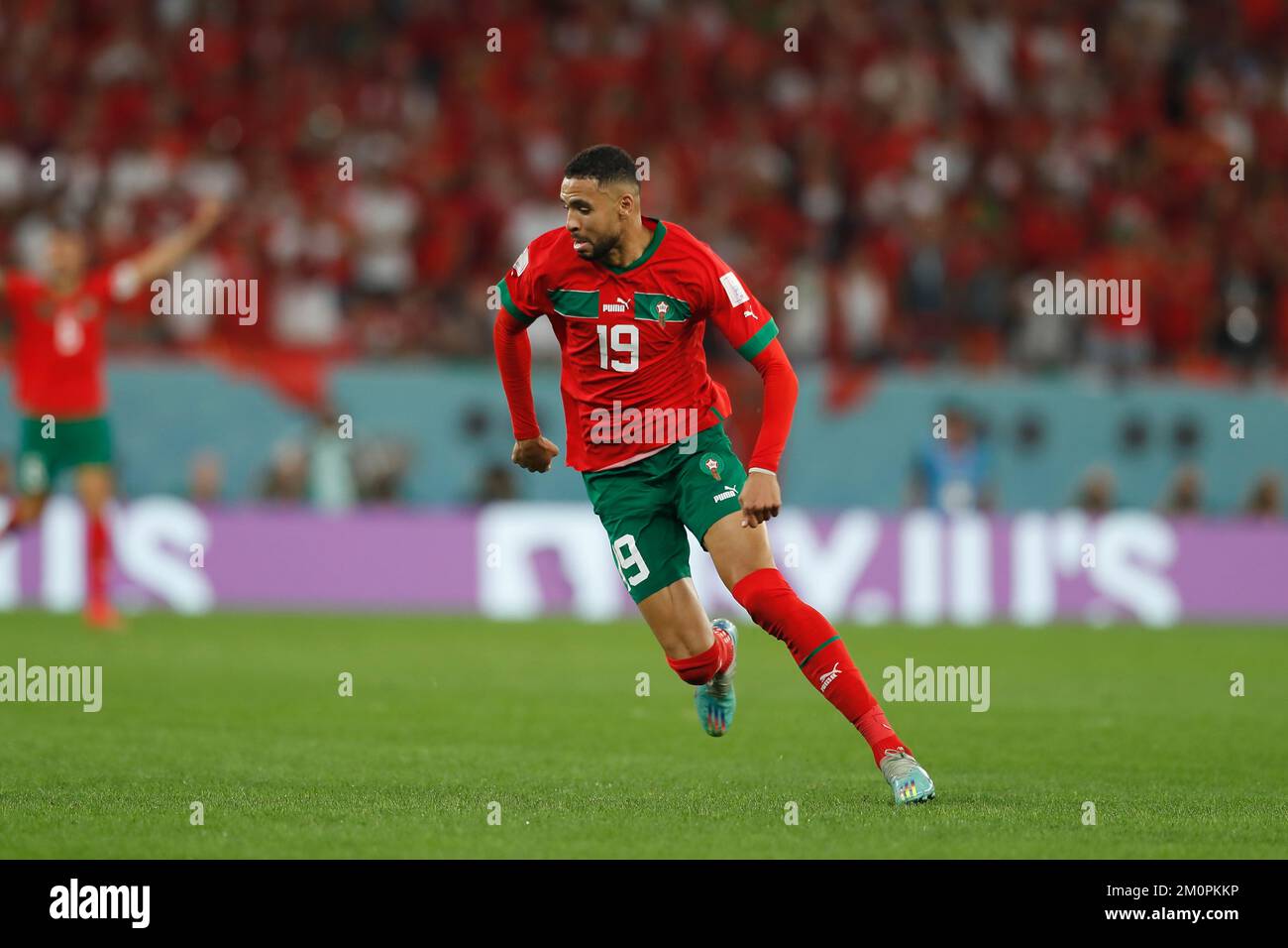 Doha, Qatar. 6th Dec, 2022. Youssef En-Nesyri (MAR) Football/Soccer ...