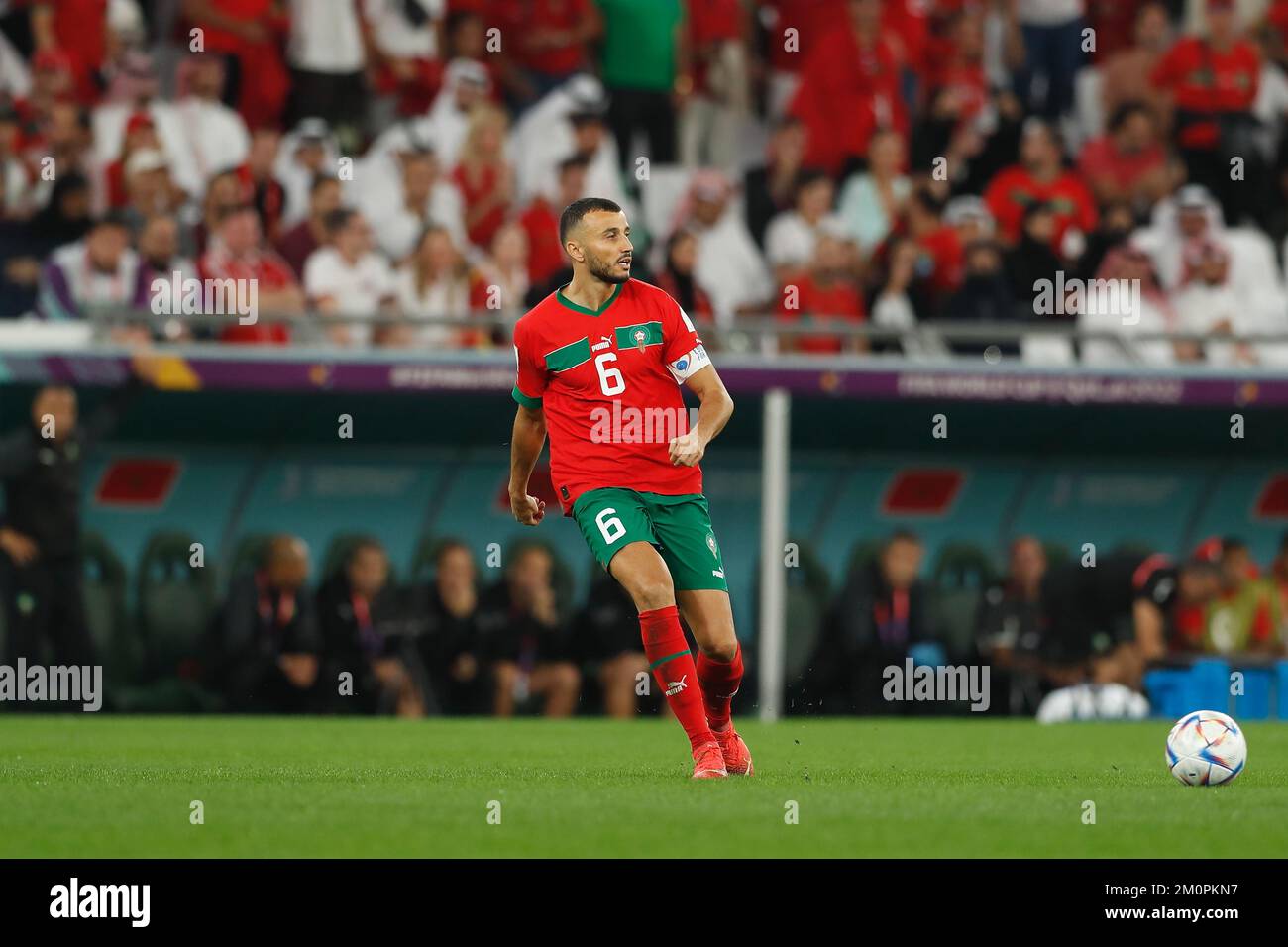 Doha, Qatar. 6th Dec, 2022. Romain Saiss (MAR) Football/Soccer : FIFA ...