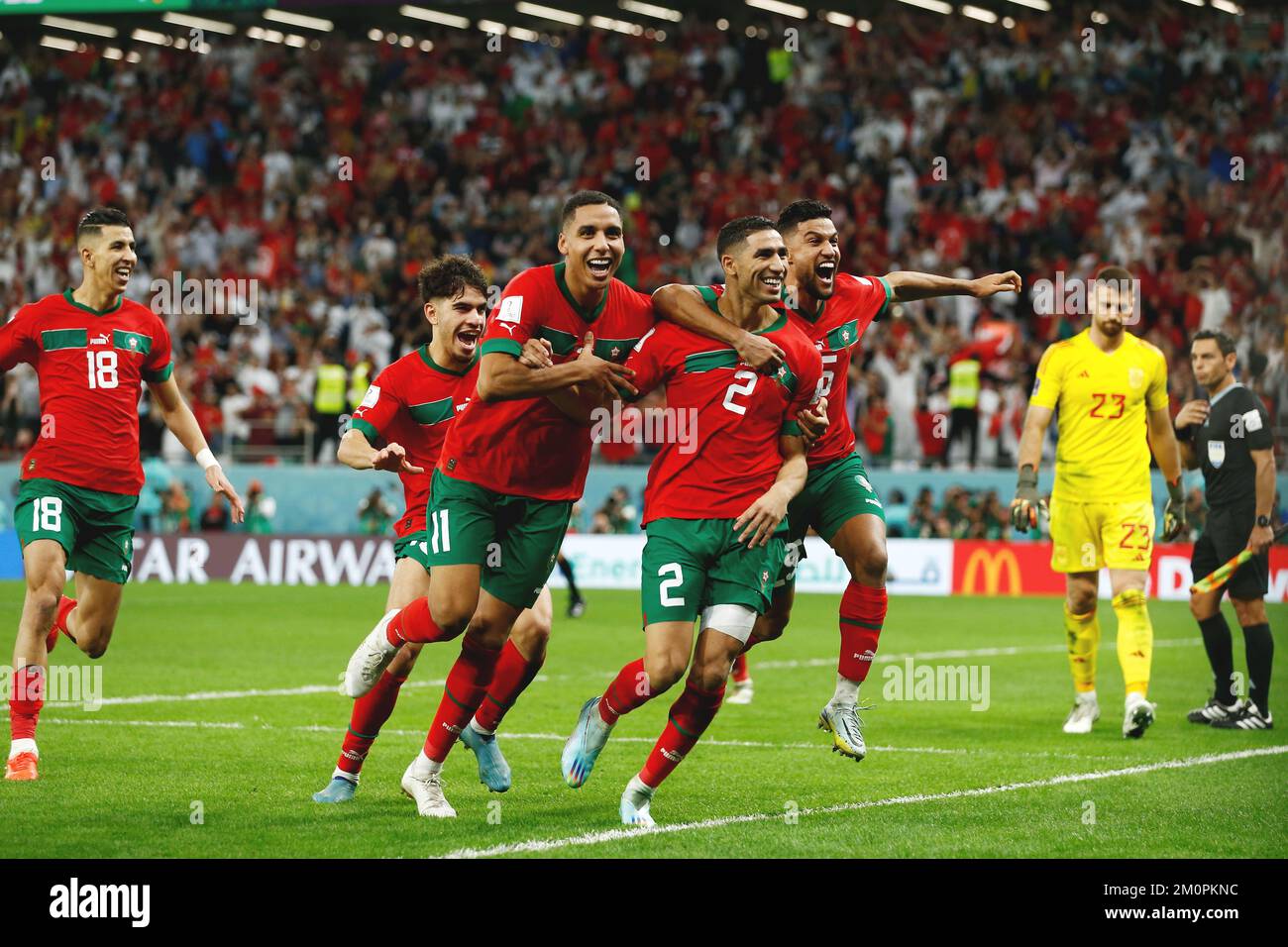 Doha, Qatar. 6th Dec, 2022. Achraf Hakimi (MAR) Football/Soccer ...