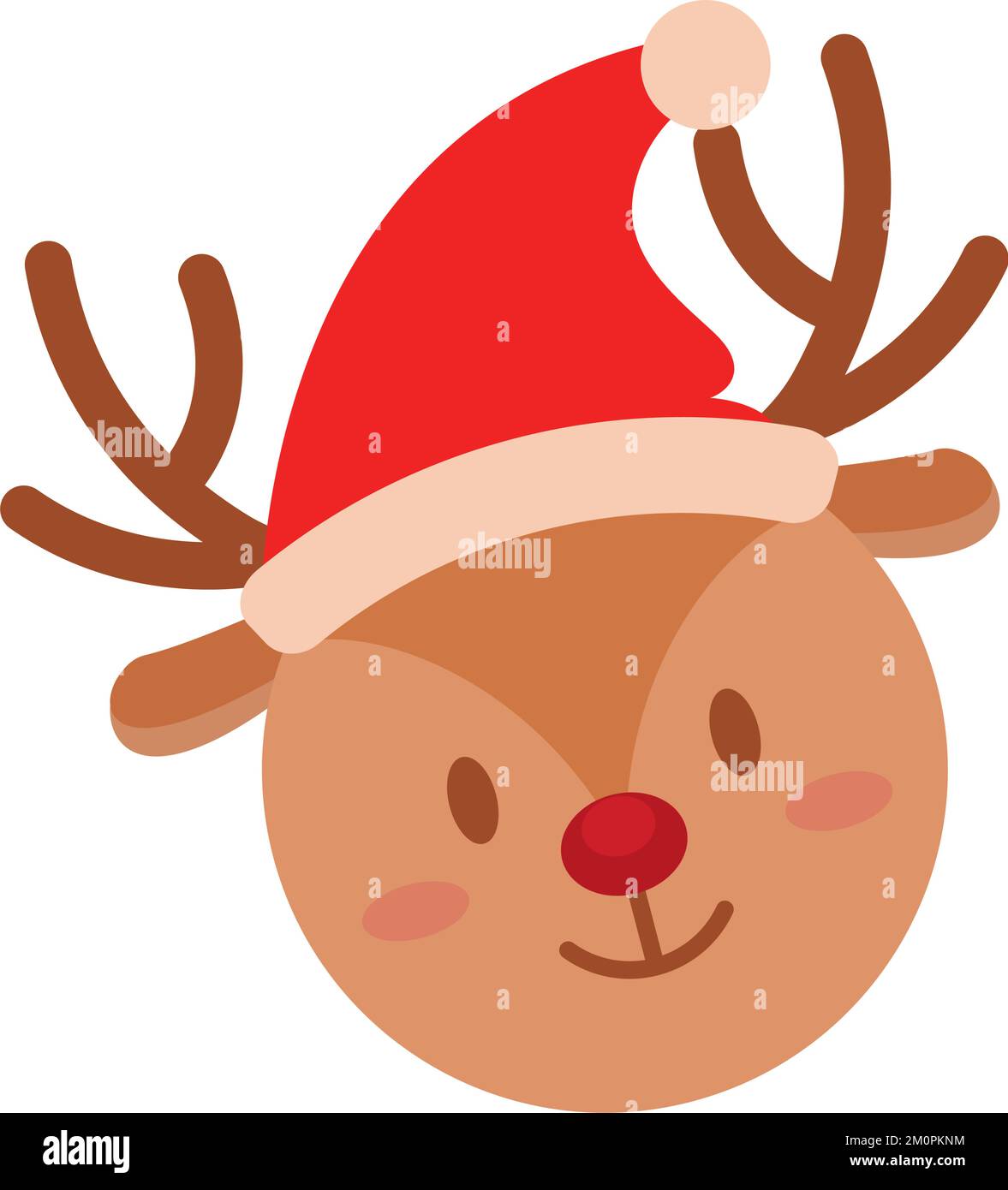 Isolated cute deer character avatar Vector Stock Vector Image & Art - Alamy