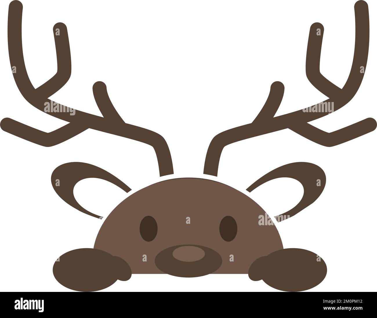 Isolated cute deer character avatar Vector Stock Vector Image & Art - Alamy
