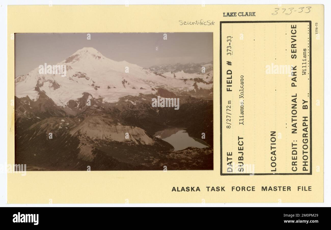 Iliamna Volcano. Alaska Task Force Photographs Stock Photo - Alamy