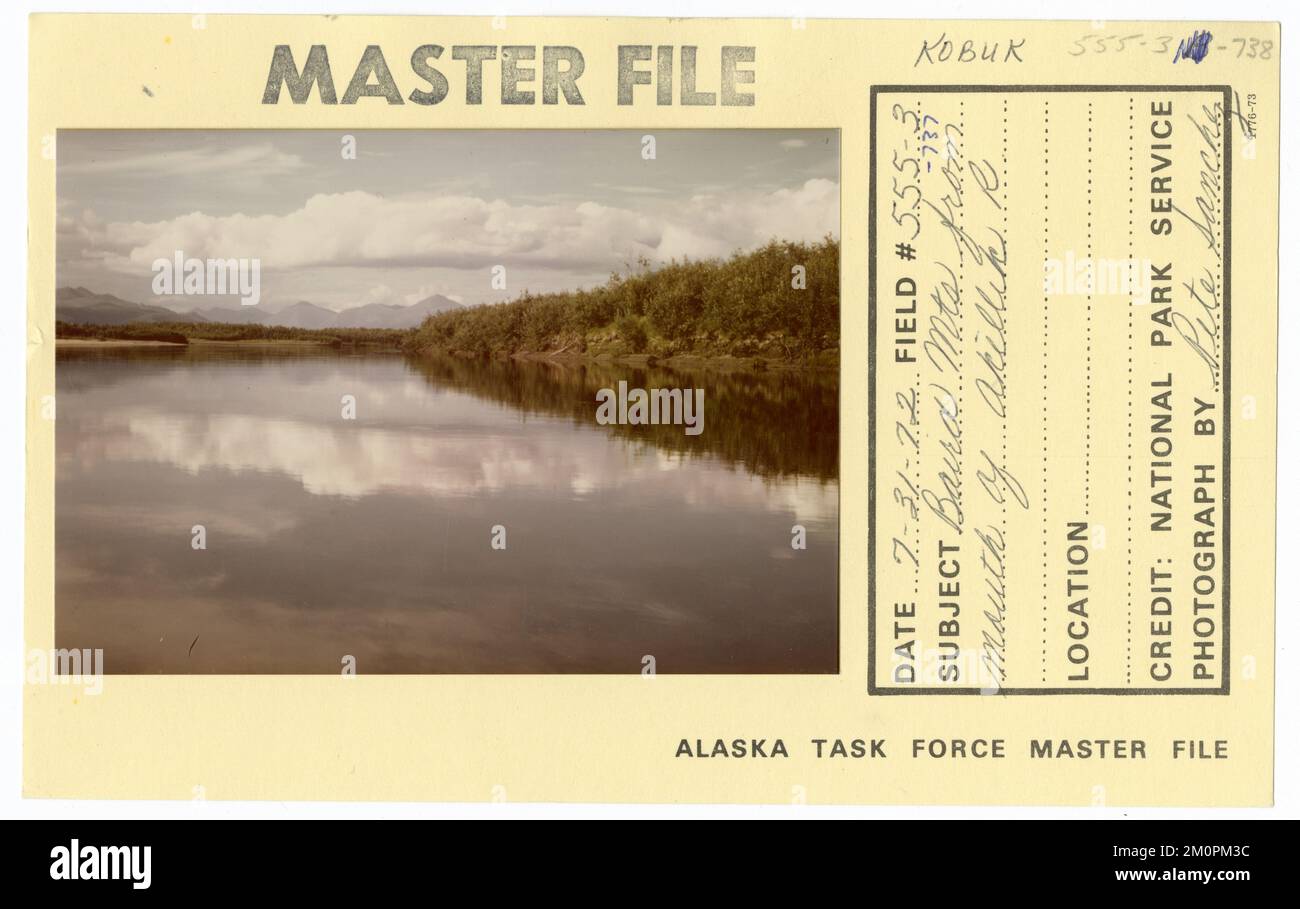 Baird Mountains from mouth of Akillik River. Alaska Task Force ...