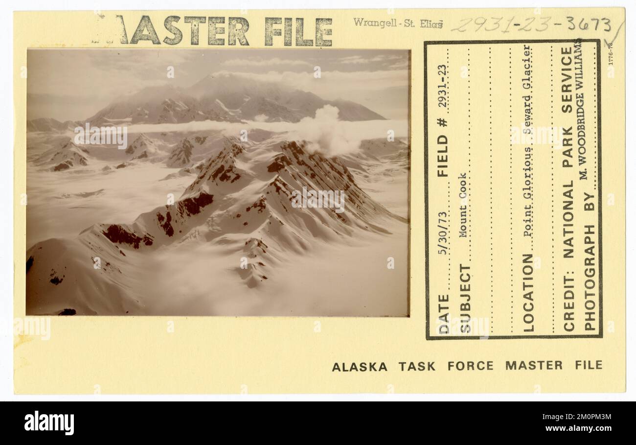 Mount Cook. Alaska Task Force Photographs Stock Photo - Alamy