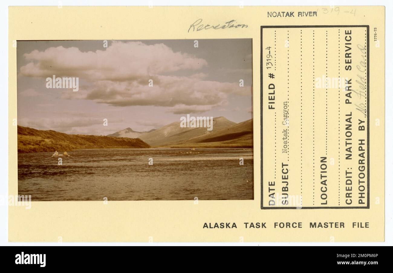 Noatak Canyon. Alaska Task Force Photographs Stock Photo - Alamy