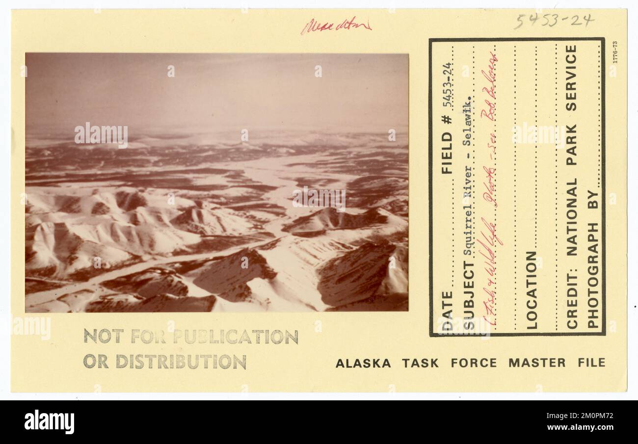 Squirrel River - Selawik. Alaska Task Force Photographs Stock Photo - Alamy