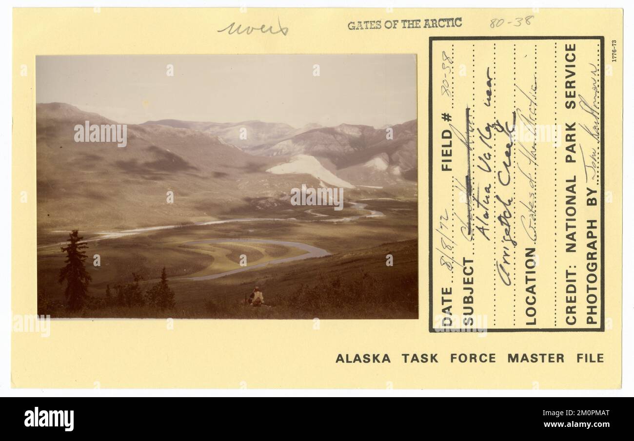 Alatna Valley near Arrigetch Creek. Alaska Task Force Photographs Stock ...