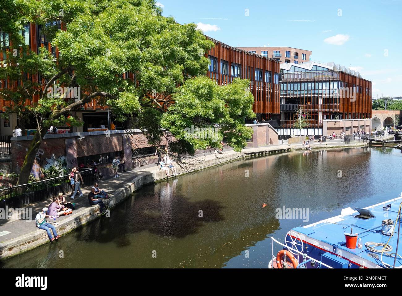 Camden Market Hawley Wharf development in Camden Town, London England ...