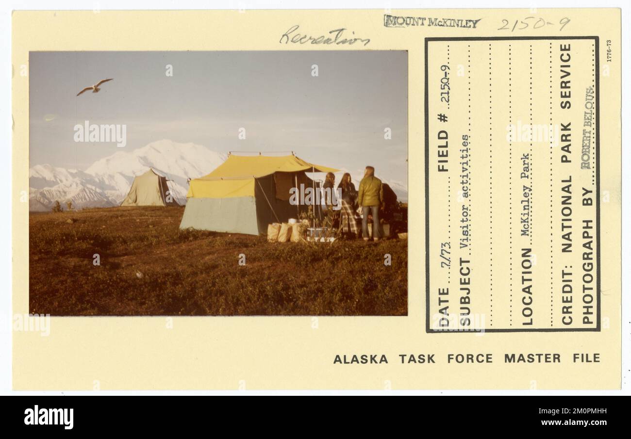 Visitor activities. Alaska Task Force Photographs Stock Photo - Alamy