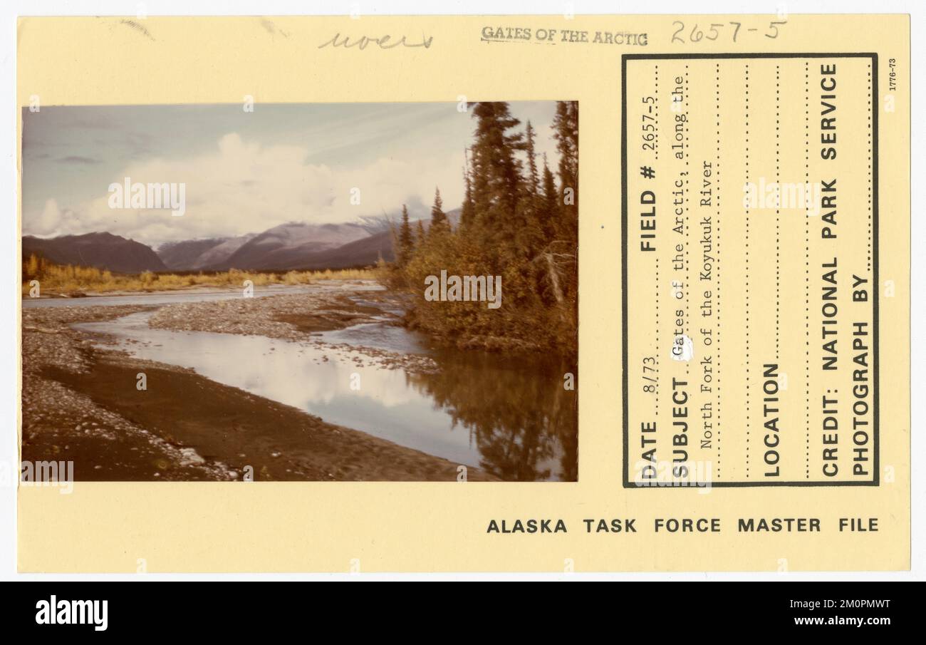 Gates of the Arctic, along the North Fork of the Koyukuk River. Alaska ...