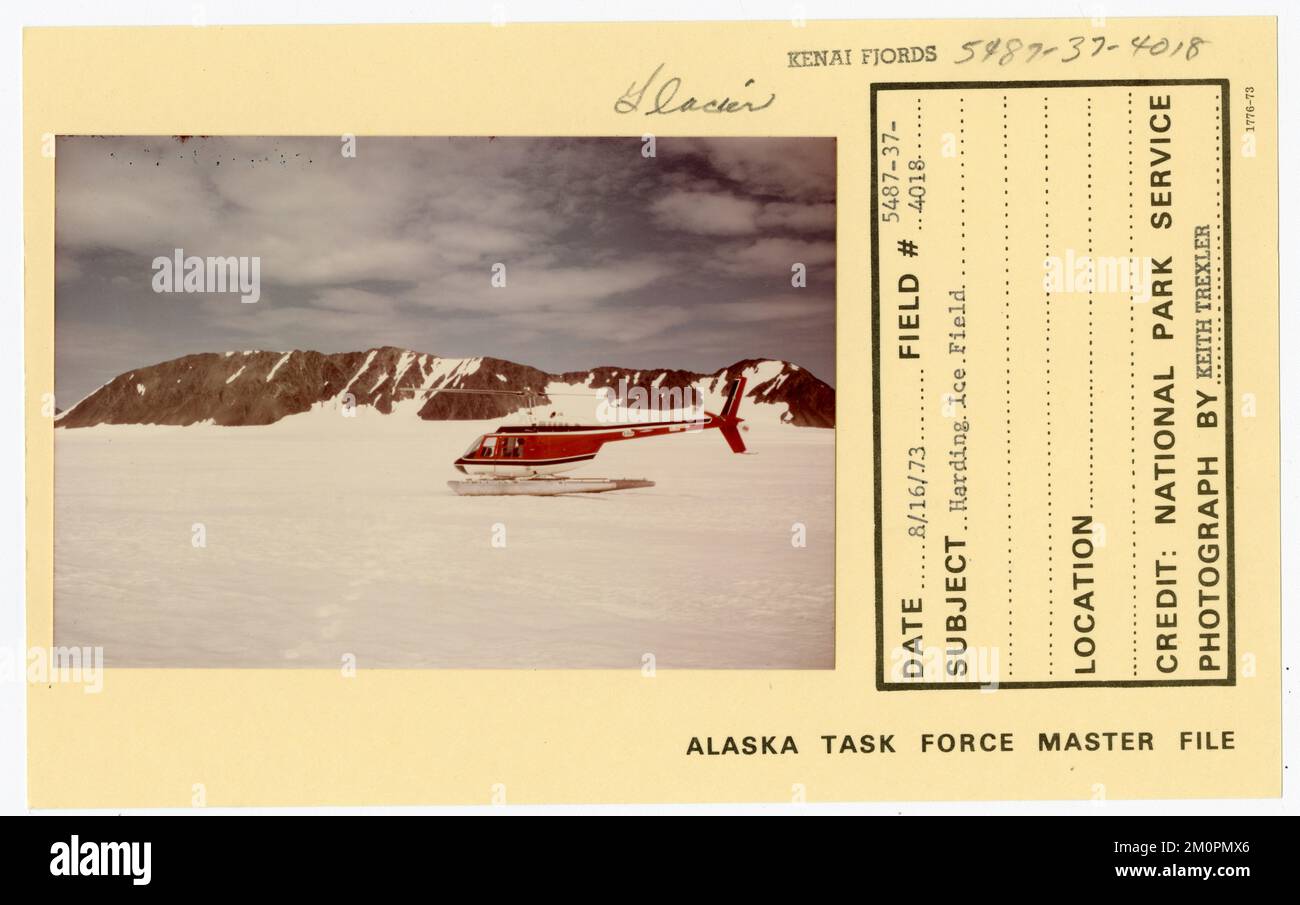 Harding Icefield. Alaska Task Force Photographs Stock Photo - Alamy