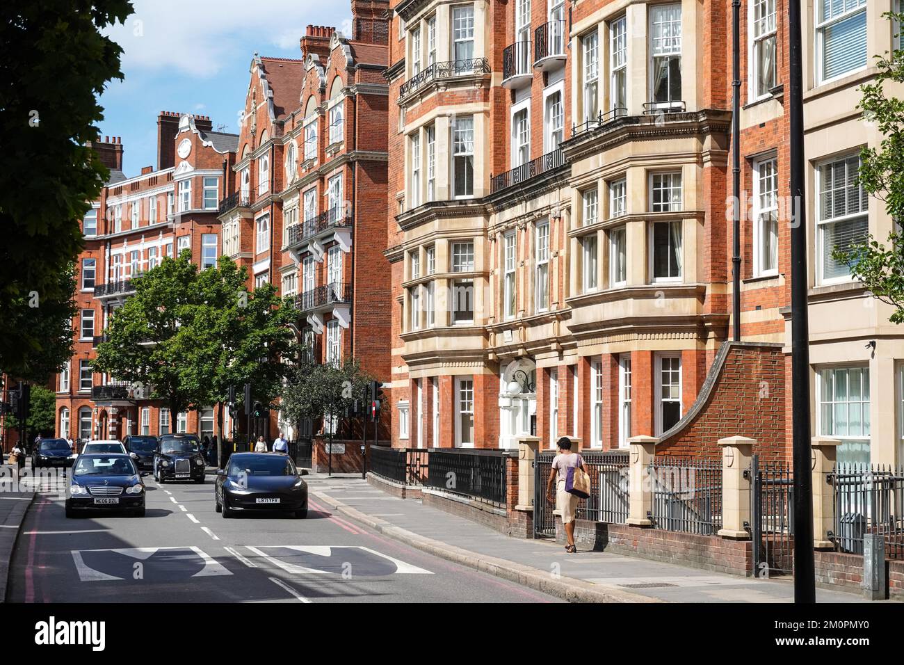 Apartment buildings in Earl's Court, London England United Kingdom UK ...