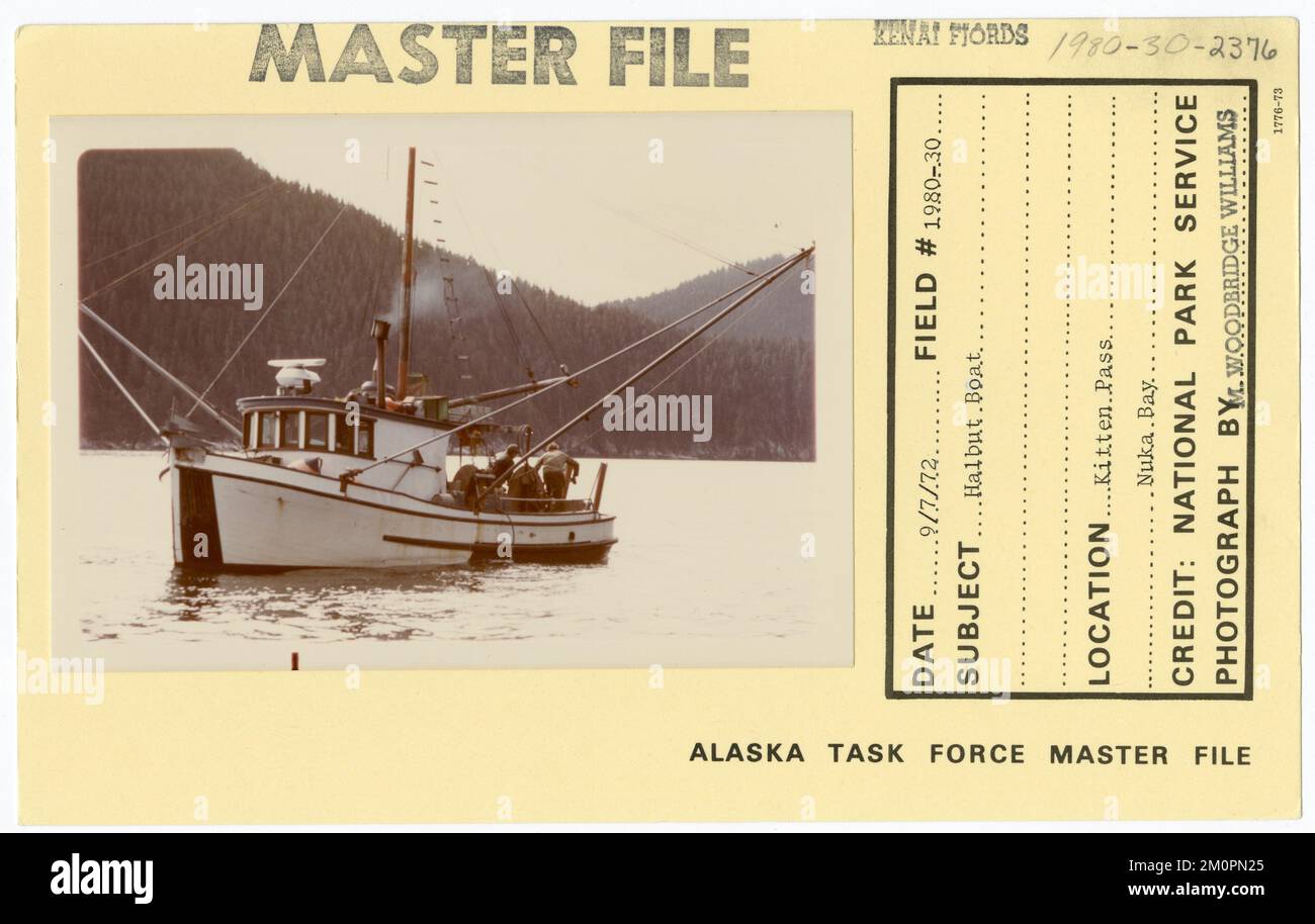Halibut boat. Alaska Task Force Photographs Stock Photo - Alamy
