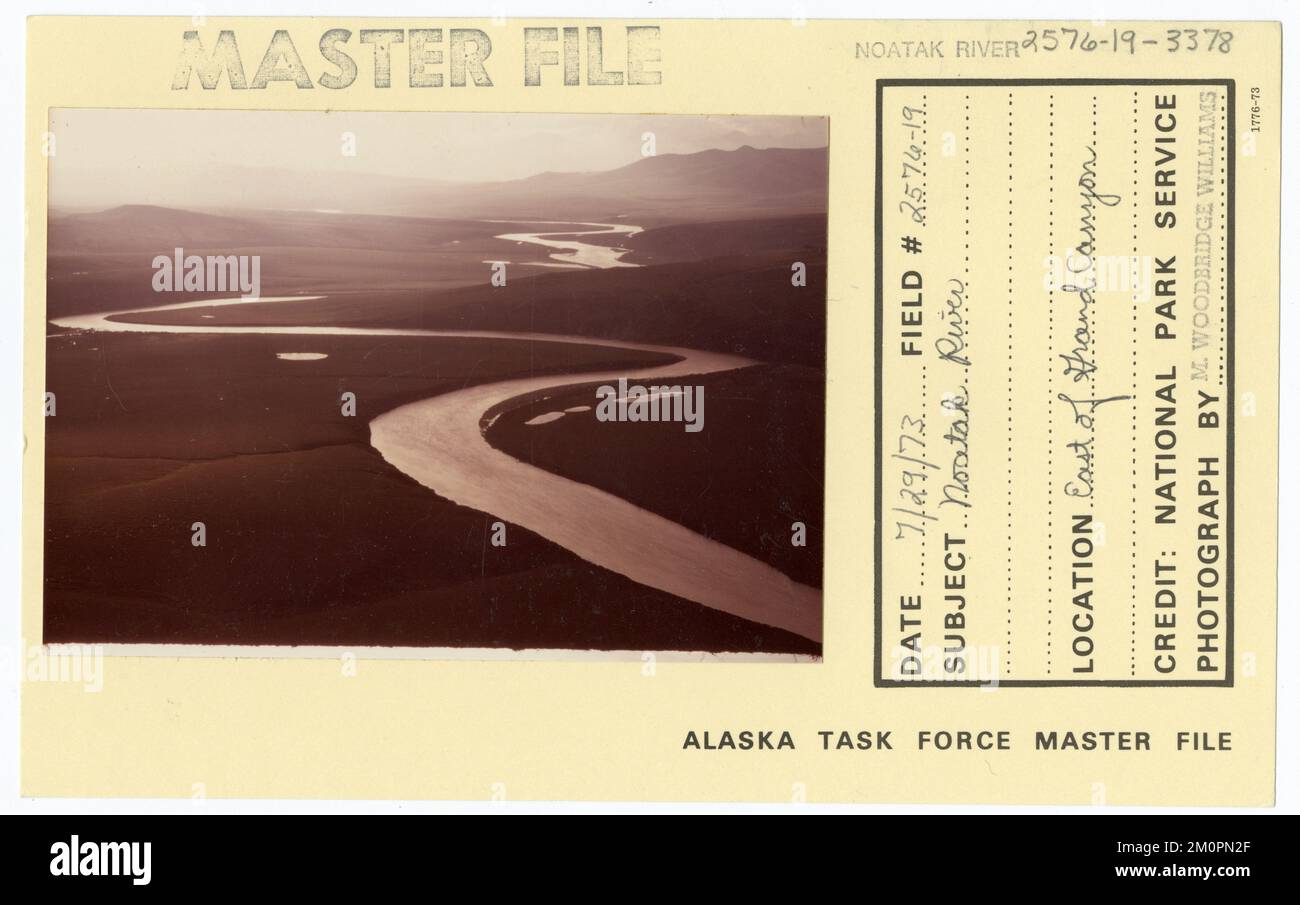 Noatak River. Alaska Task Force Photographs Stock Photo - Alamy