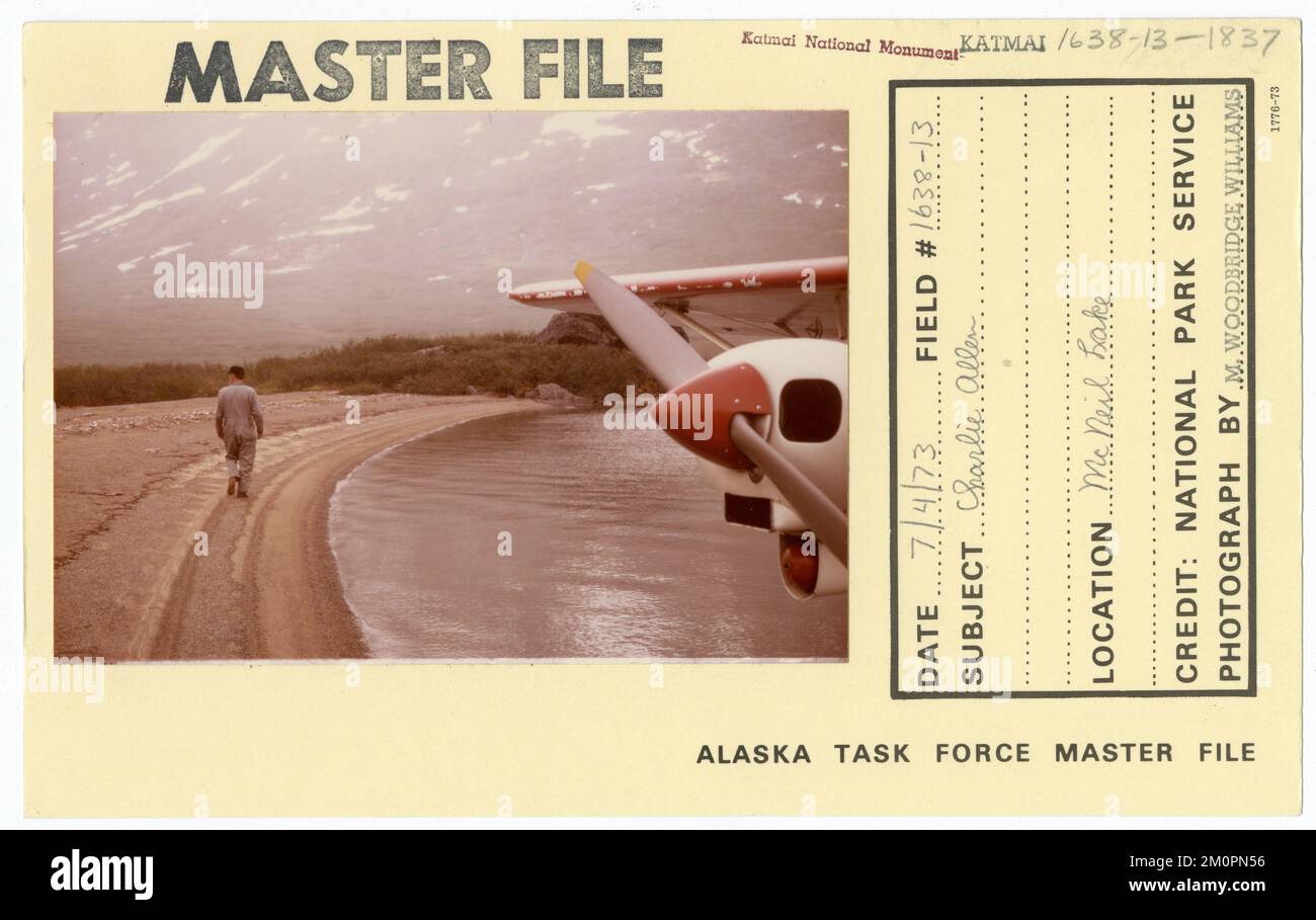 Charlie Allen. Alaska Task Force Photographs Stock Photo - Alamy