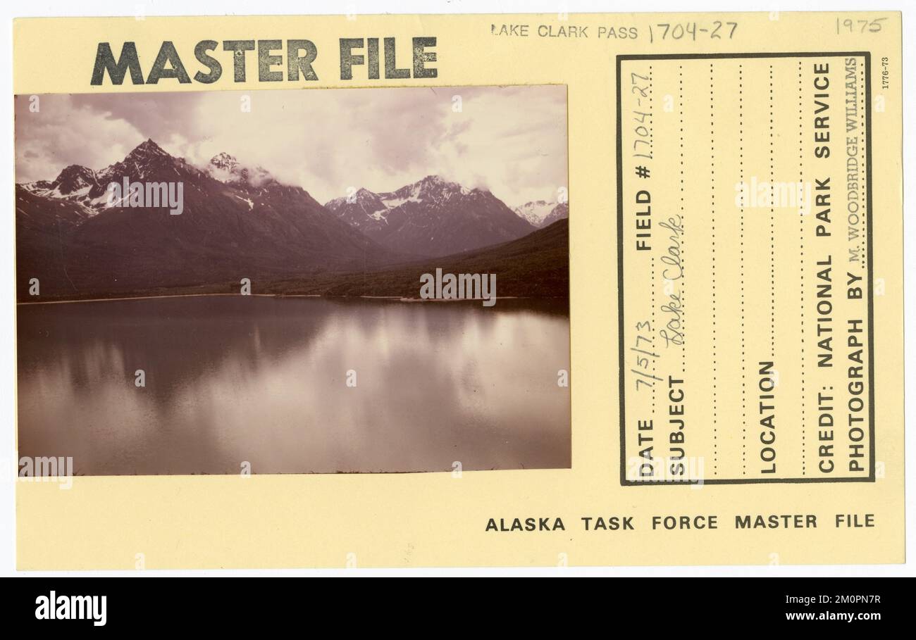 Lake Clark. Alaska Task Force Photographs Stock Photo - Alamy
