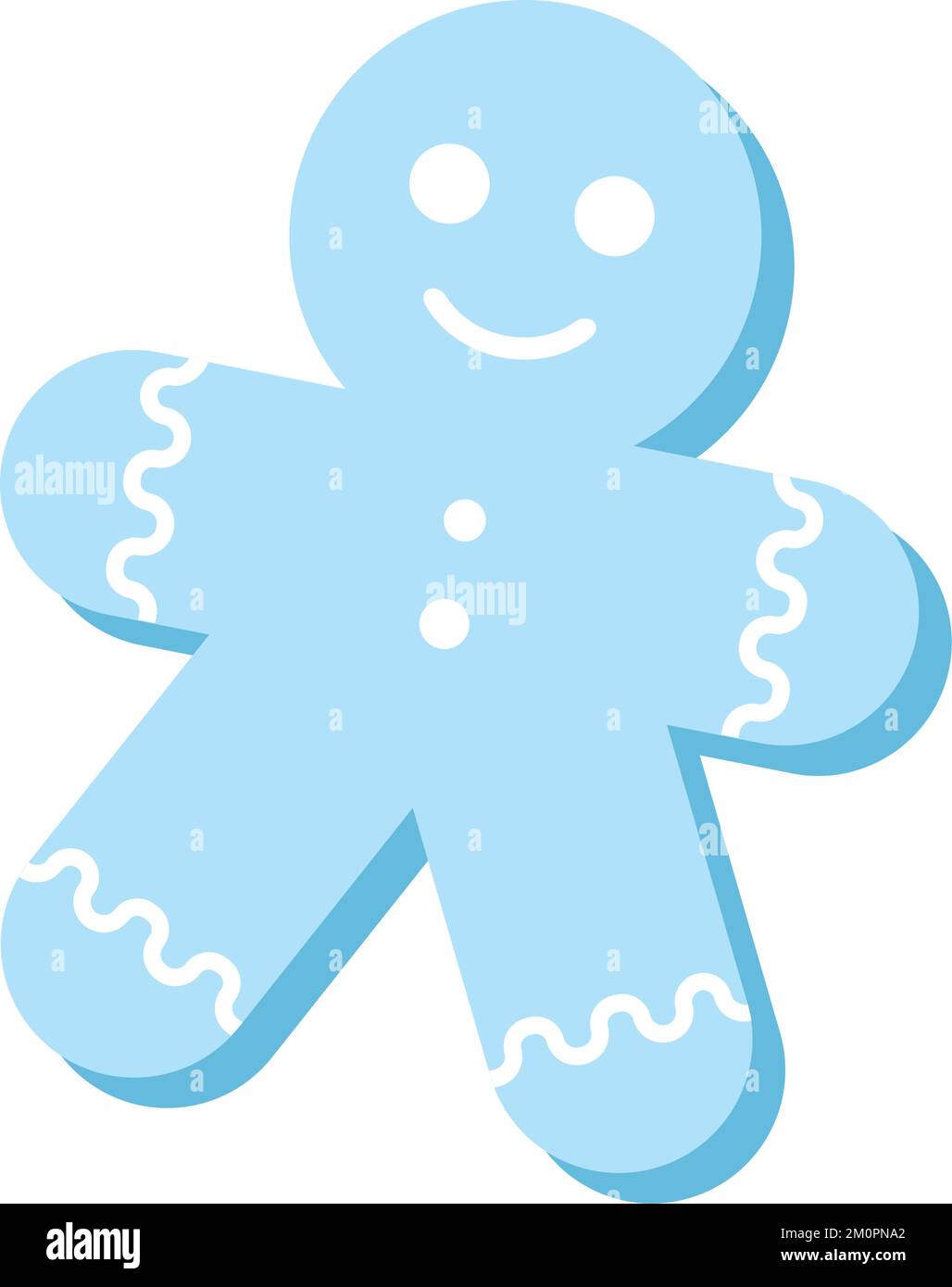 Isolated colored gingerbread cookie sketch icon Vector Stock Vector ...