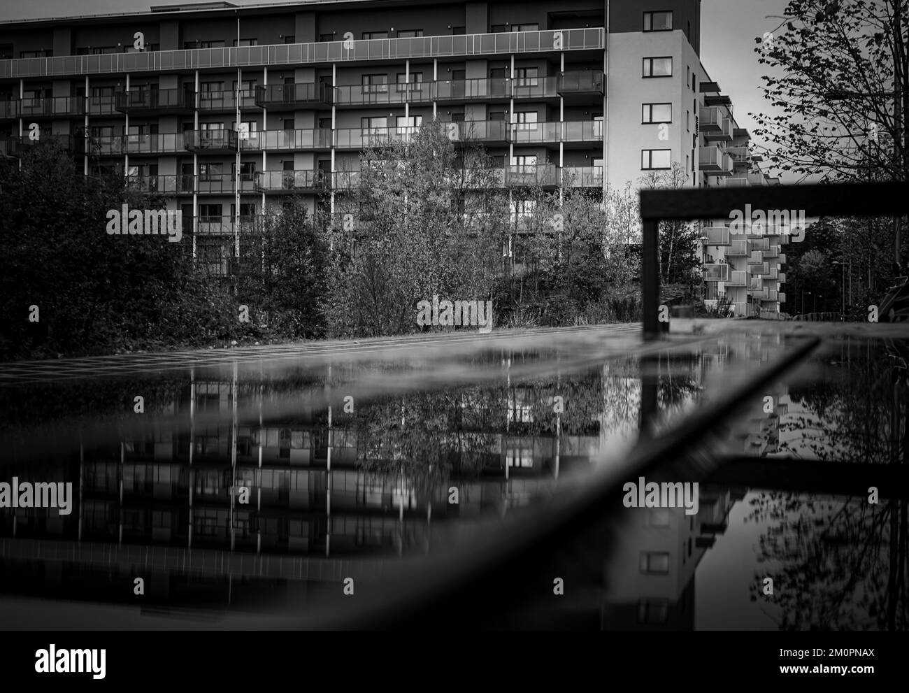 Bench during Black and White Stock Photos & Images - Alamy
