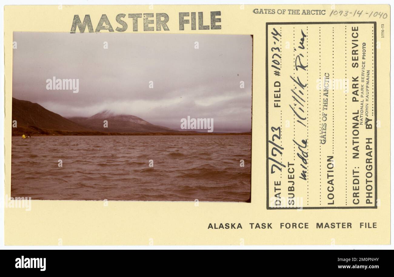 middle Killik River. Alaska Task Force Photographs Stock Photo - Alamy