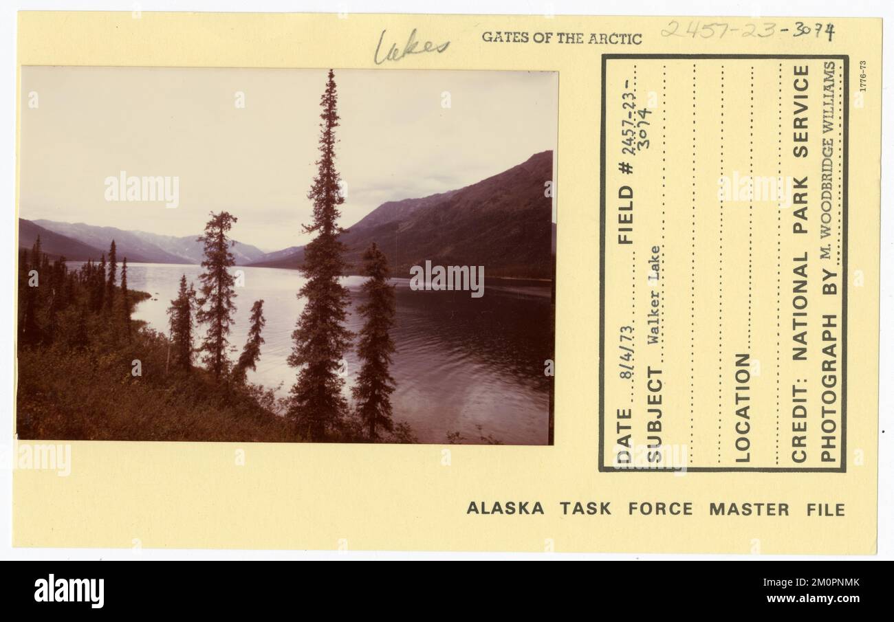 Walker Lake. Alaska Task Force Photographs Stock Photo - Alamy
