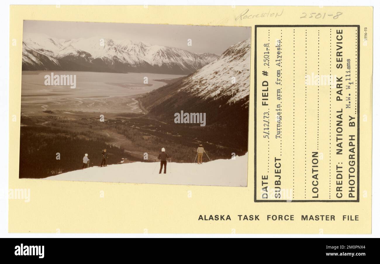 Turnagain arm from Alyeska. Alaska Task Force Photographs Stock Photo ...