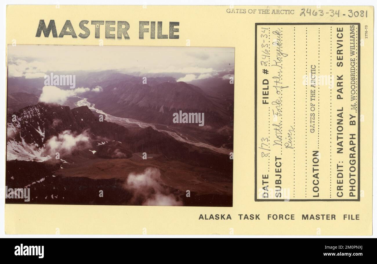 North Fork of the Koyukuk River. Alaska Task Force Photographs Stock ...