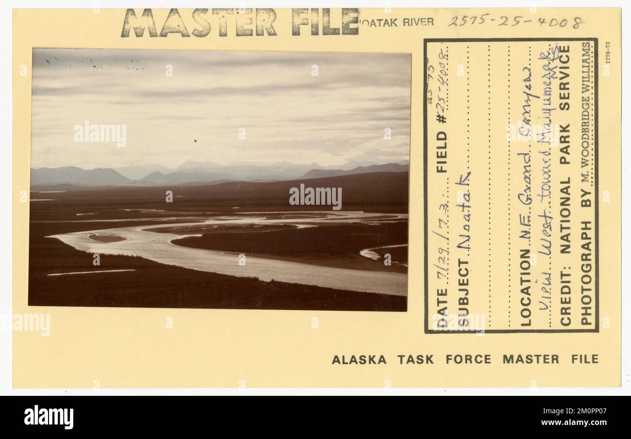 Noatak. Alaska Task Force Photographs Stock Photo - Alamy