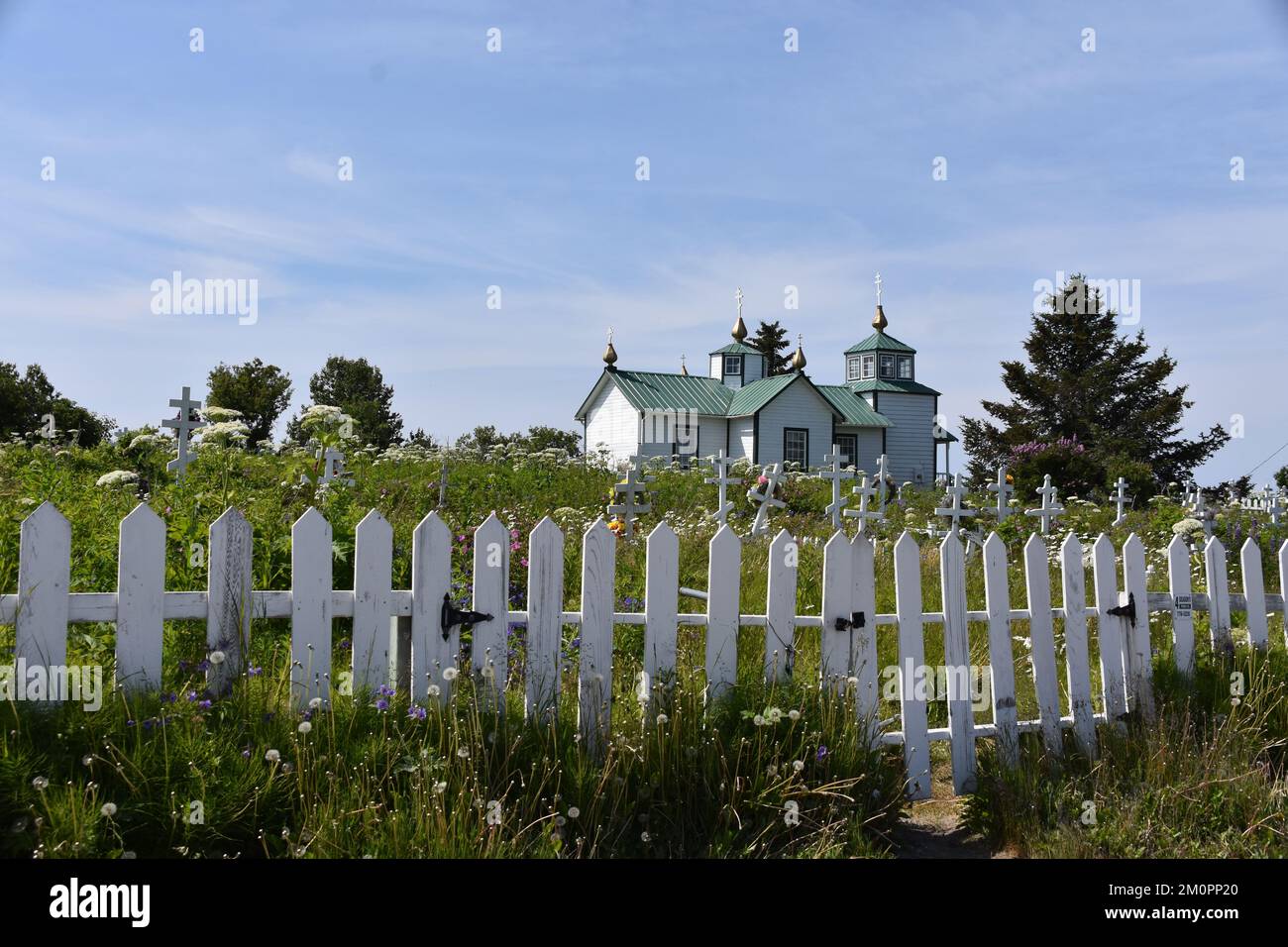 Russian Orthodox Church in Alaska Stock Photo - Alamy