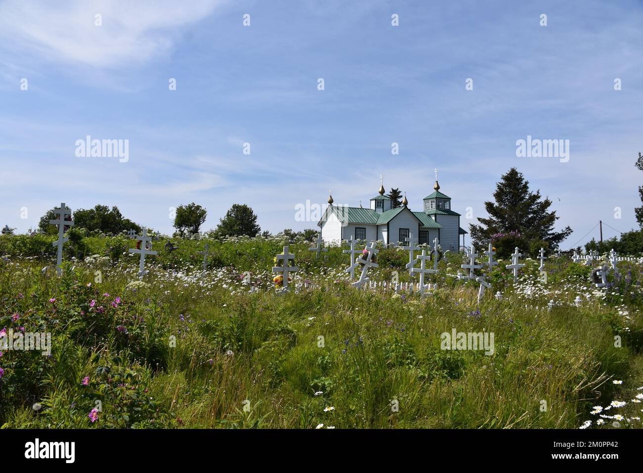 Russian Orthodox Church in Alaska Stock Photo - Alamy