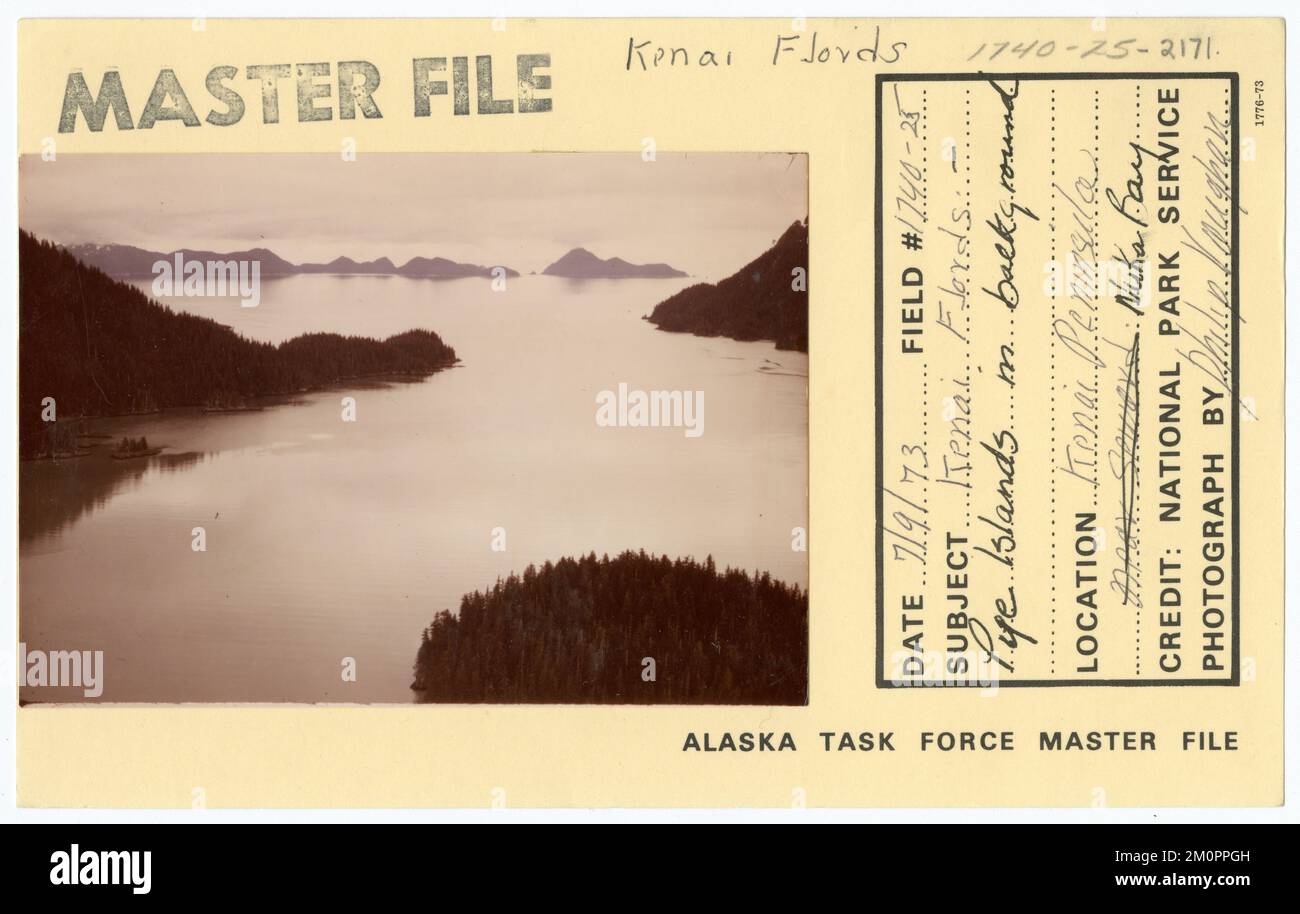 Kenai Fjords - Pipe Islands in background. Alaska Task Force ...