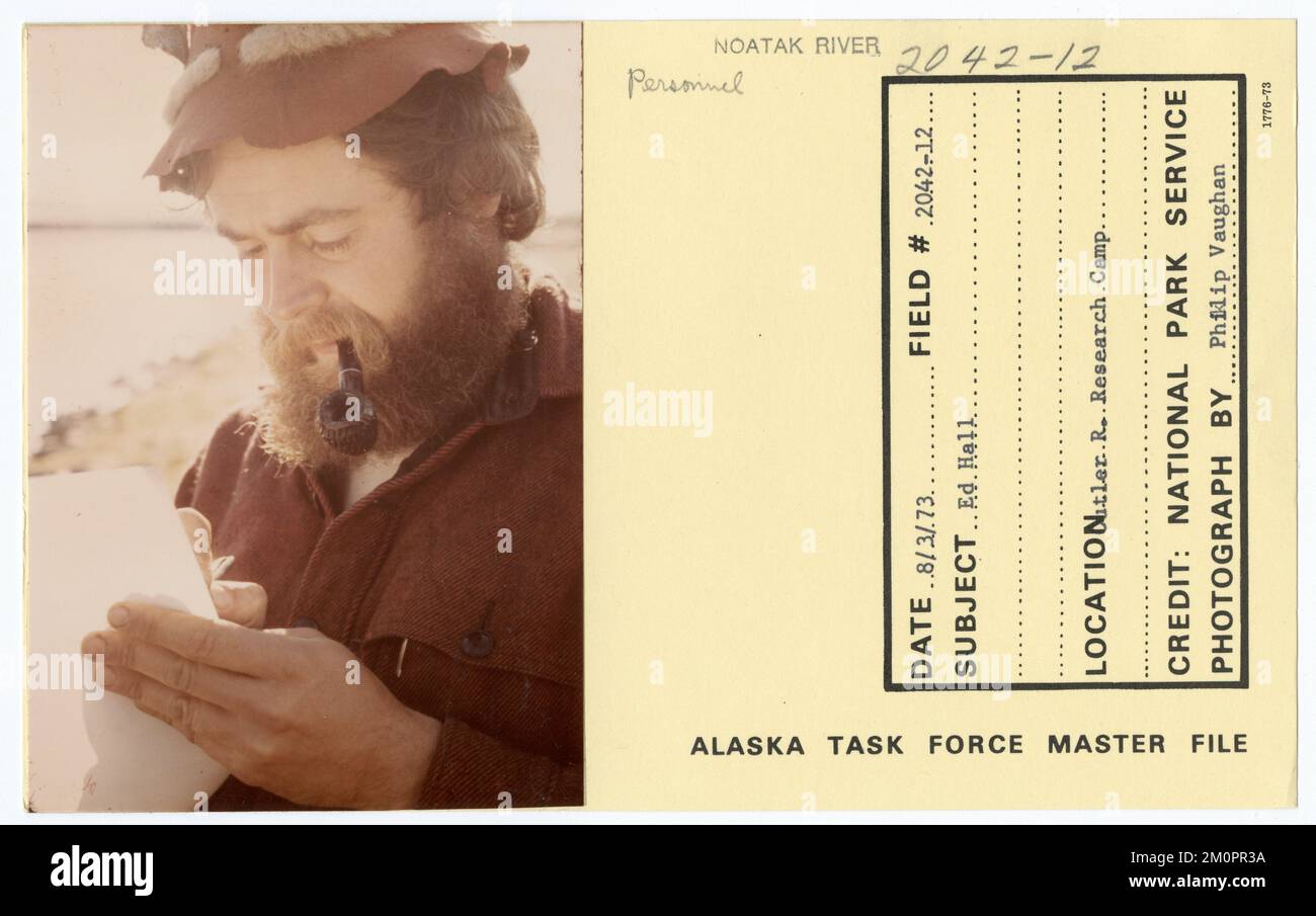 Ed Hall. Alaska Task Force Photographs Stock Photo - Alamy