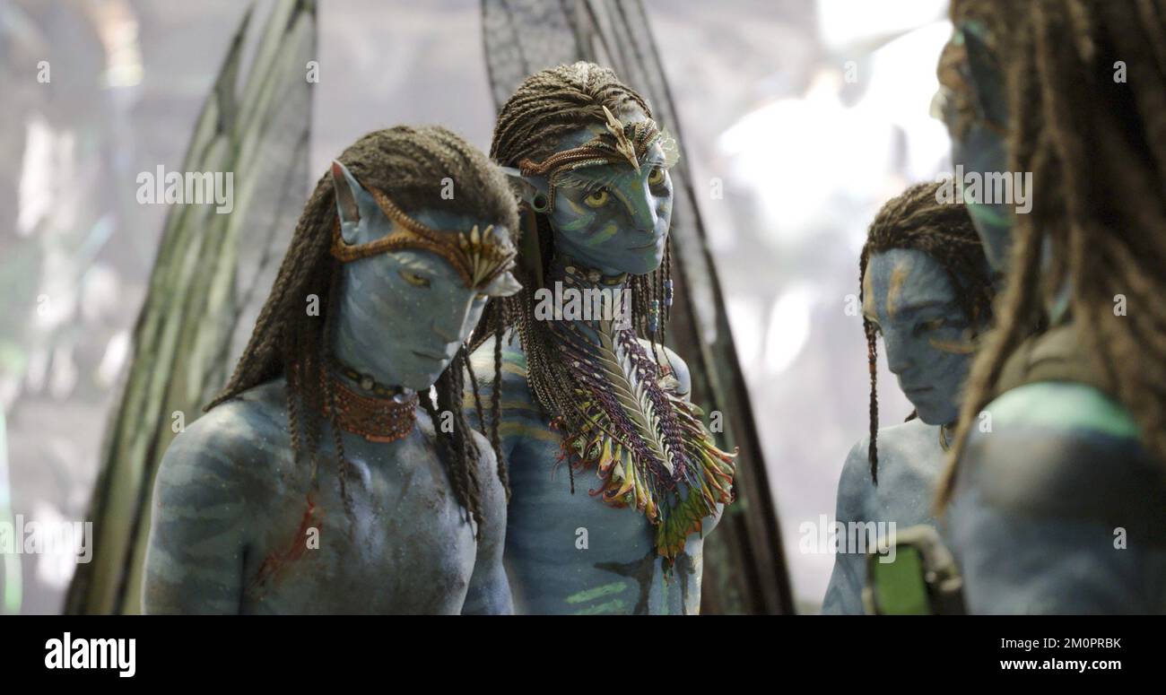 AVATAR: THE WAY OF WATER, (aka AVATAR 2), from left: Neteyam (voice ...