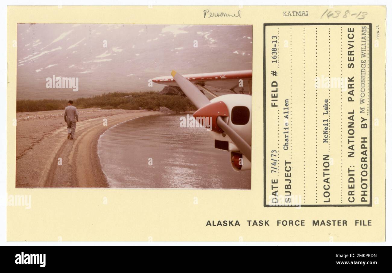 Charlie Allen. Alaska Task Force Photographs Stock Photo - Alamy
