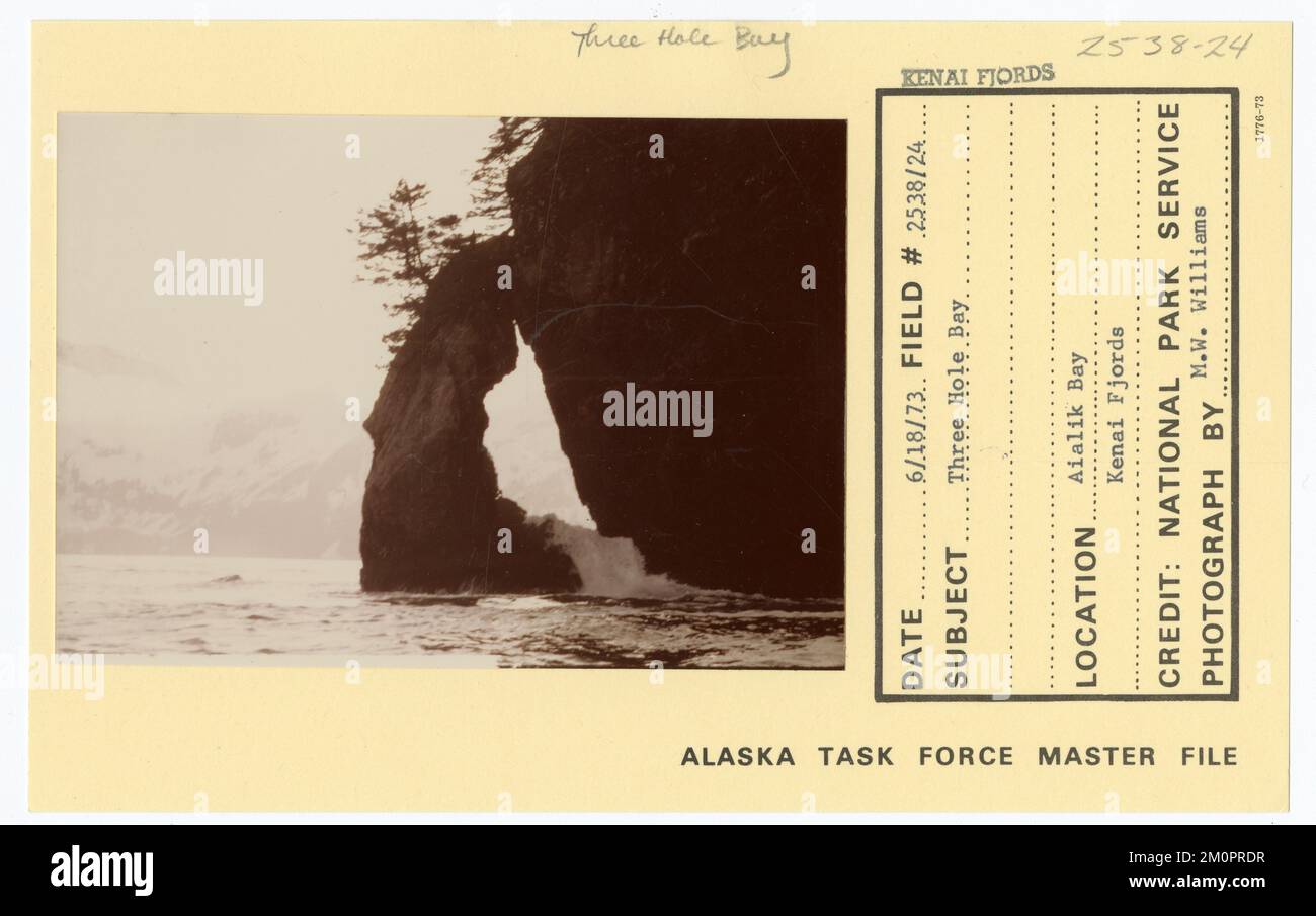 Three Hole Bay. Alaska Task Force Photographs Stock Photo - Alamy
