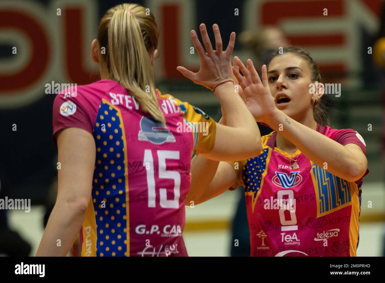 Alessia Orro Vero Volley Milano During Warm Up First Day Of Champions League Women During Vero