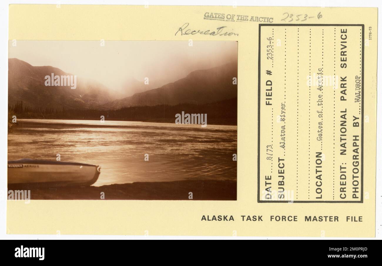 Alatna River. Alaska Task Force Photographs Stock Photo - Alamy