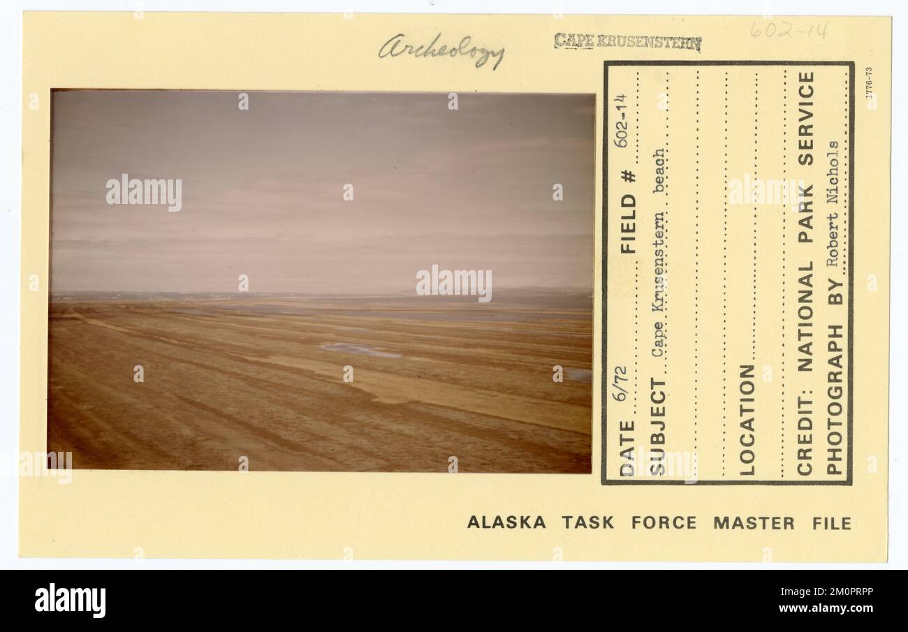 Cape Krusenstern beach. Alaska Task Force Photographs Stock Photo - Alamy