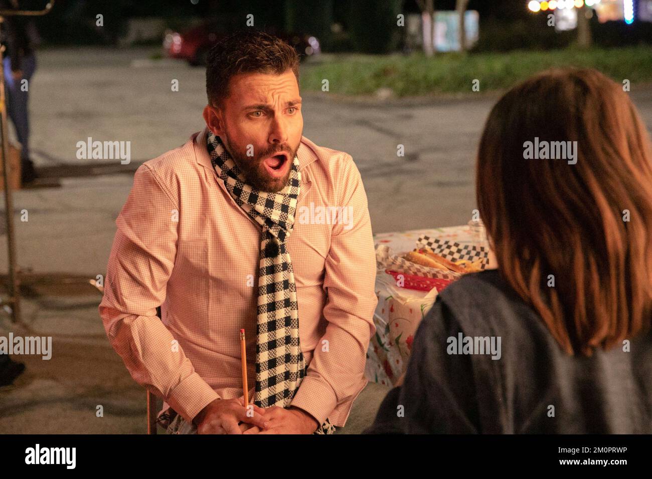 DIVORCE BAIT, from left: Erik Fellows, Vannessa Vasquez, 2022. ph: Erin ...