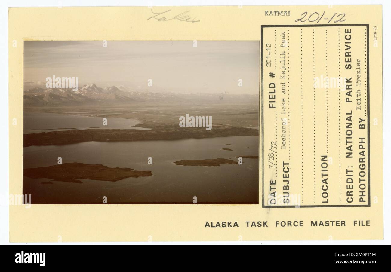 Tangle Lakes archeological area. Alaska Task Force Photographs Stock ...